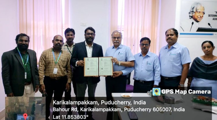 SVCET has signed an MoU with Manatec Electronics Pvt Ltd Pondicherry on ...